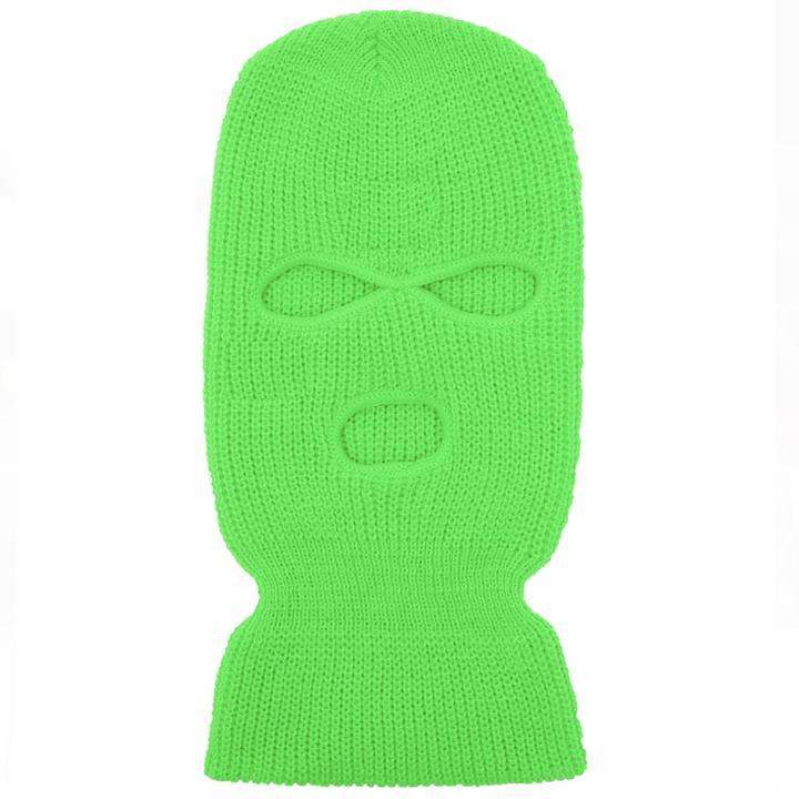 Lumo Green Ski Mask – 0000Art